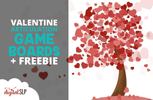 Valentine Artic Game Boards & A Freebie! - The Digital SLP