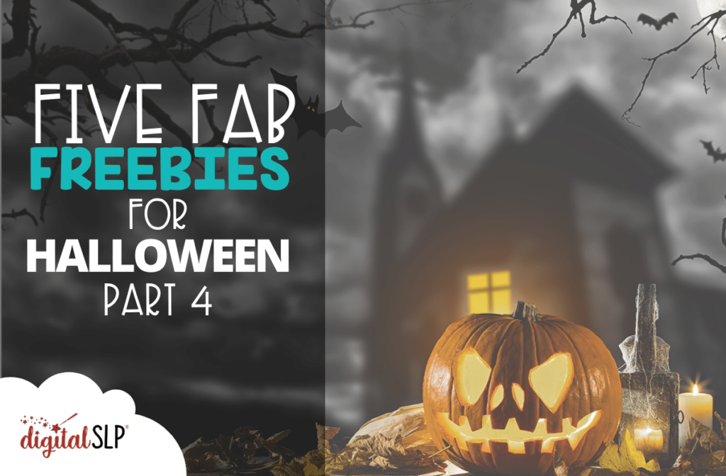Five Fab Halloween freebies for SLPs!