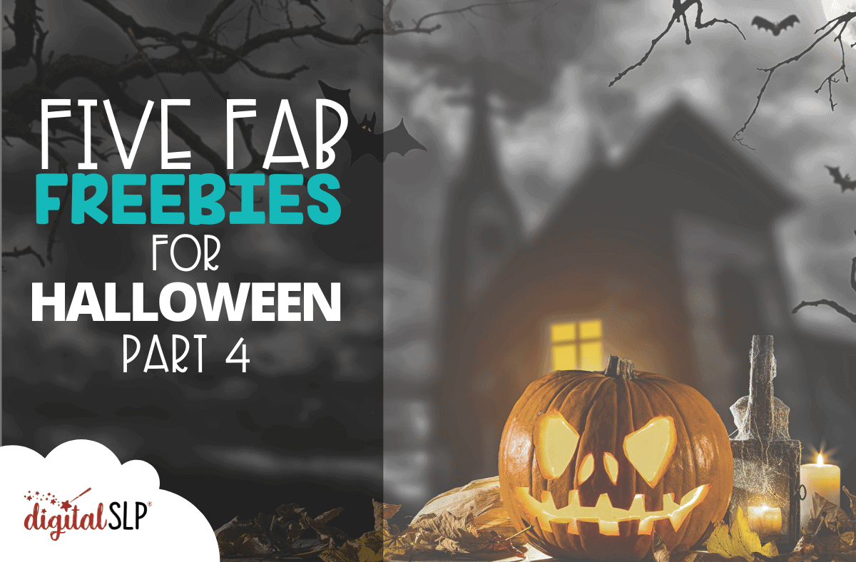 Five Fab Halloween freebies for SLPs!