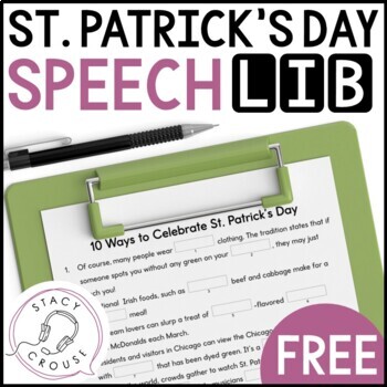 Five Fab Freebies: St. Paddy's Day - The Digital SLP