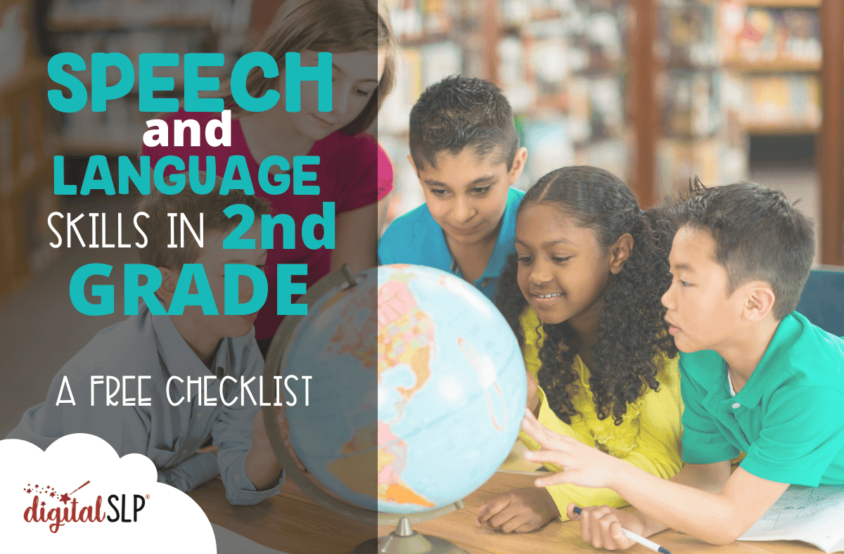 Speech & Language Skills in 2nd Grade: A FREE Checklist - The Digital SLP