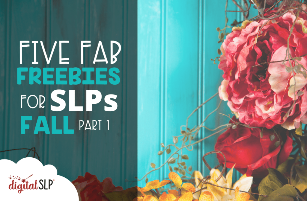 Five free Fall activities for SLPs!