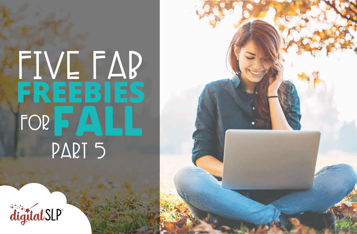 Five Fab Fall freebies for SLPs part 3!