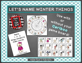 Five Fab Freebies: for Winter Speech Therapy, Part 5 - The Digital SLP