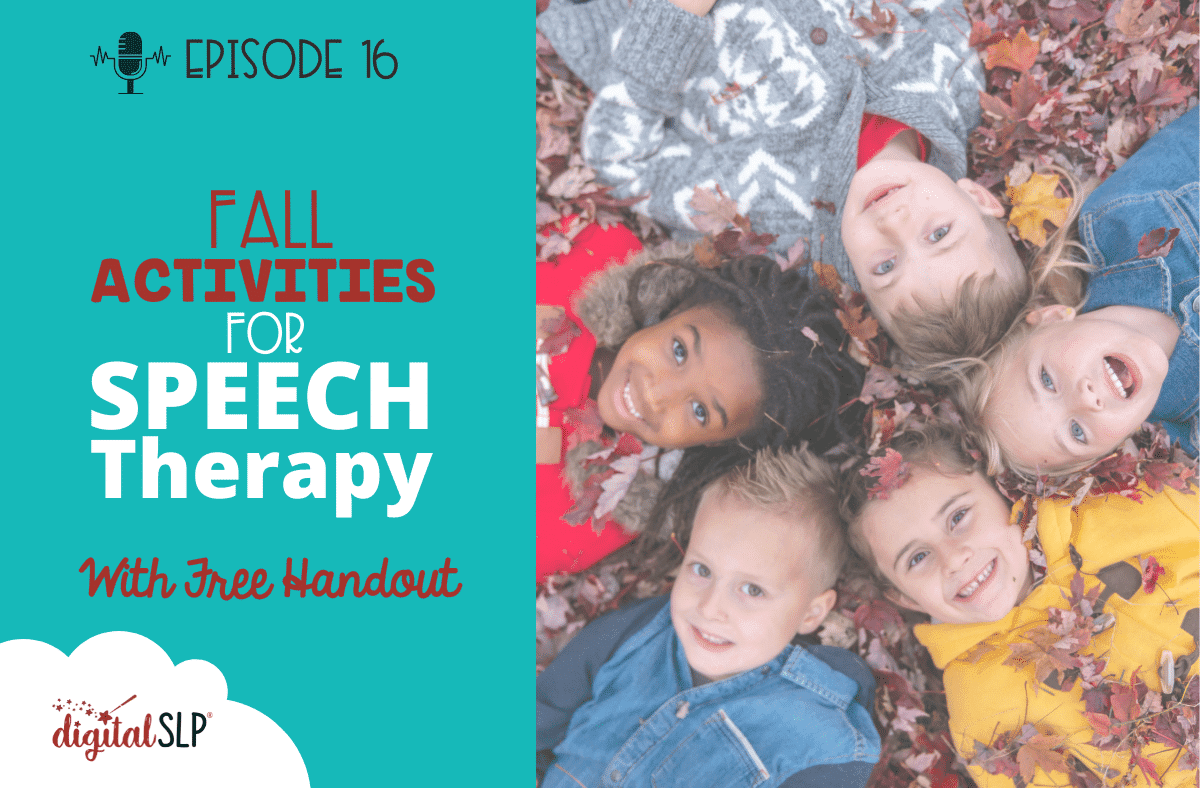 Fall Activities for Speech Therapy - The Digital SLP